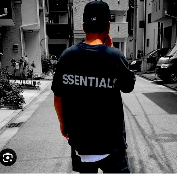 Essentials | Shirts | Fear Of God Essentials 3m Logo Boxy Tshirt Sz M 278 | Poshmark